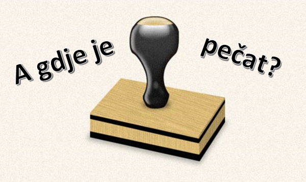 Odobrenje za izradu pečata s grbom RH | Tajnik škole